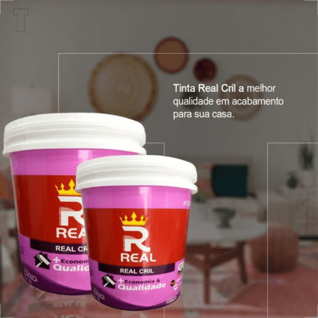 Tinta Acrilica Real Cril Fosco Branco 18 Litros – Real – Astúrias ...